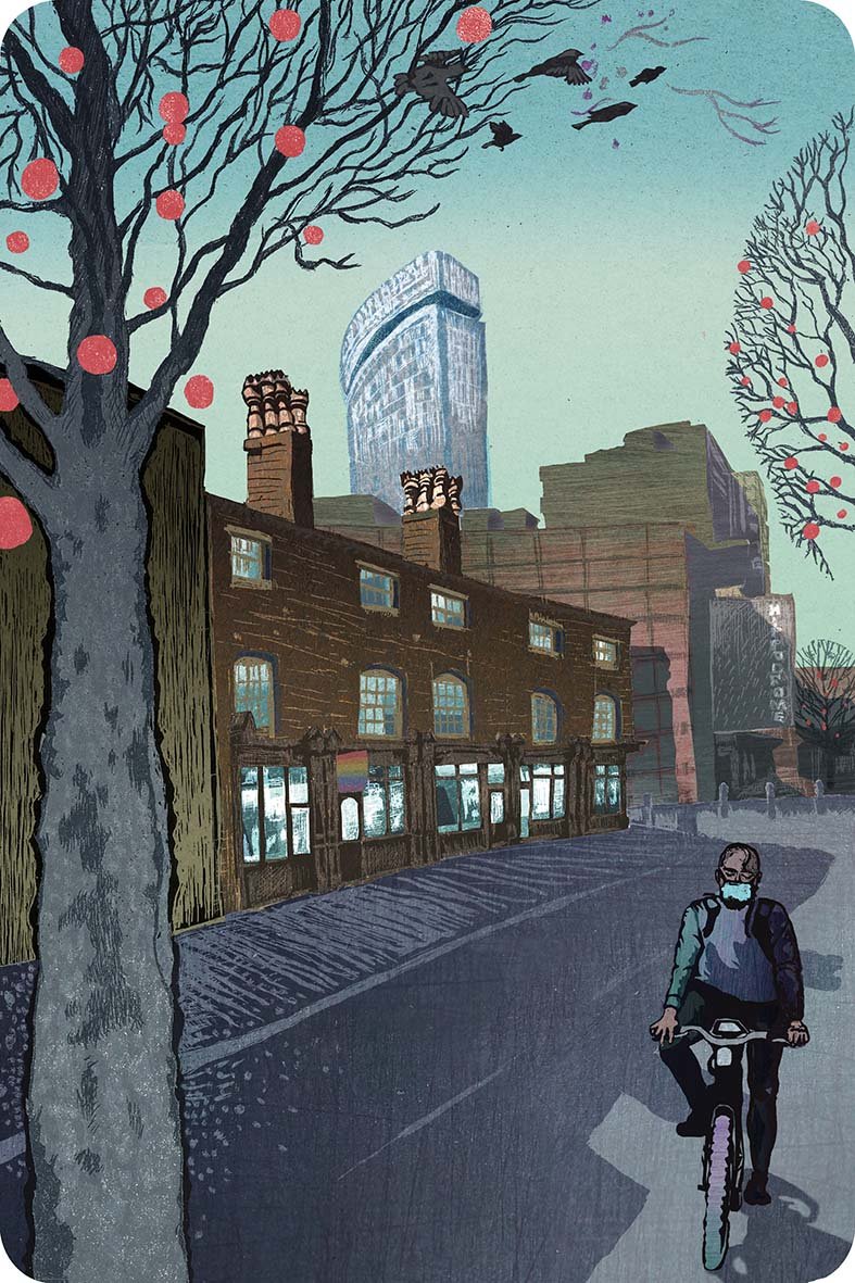 Back to Backs, Hurst Street – Mike Allison – Printmaker