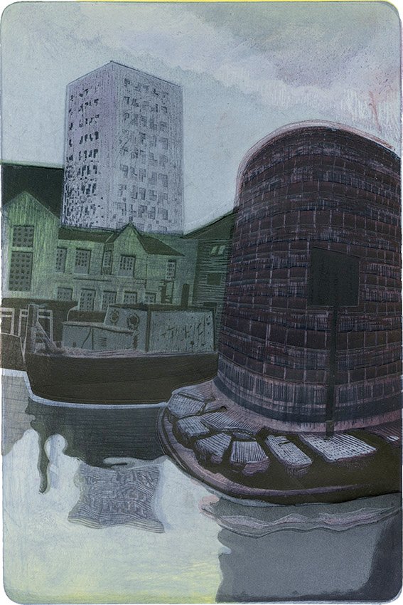 Gas Street Basin – Mike Allison – Printmaker