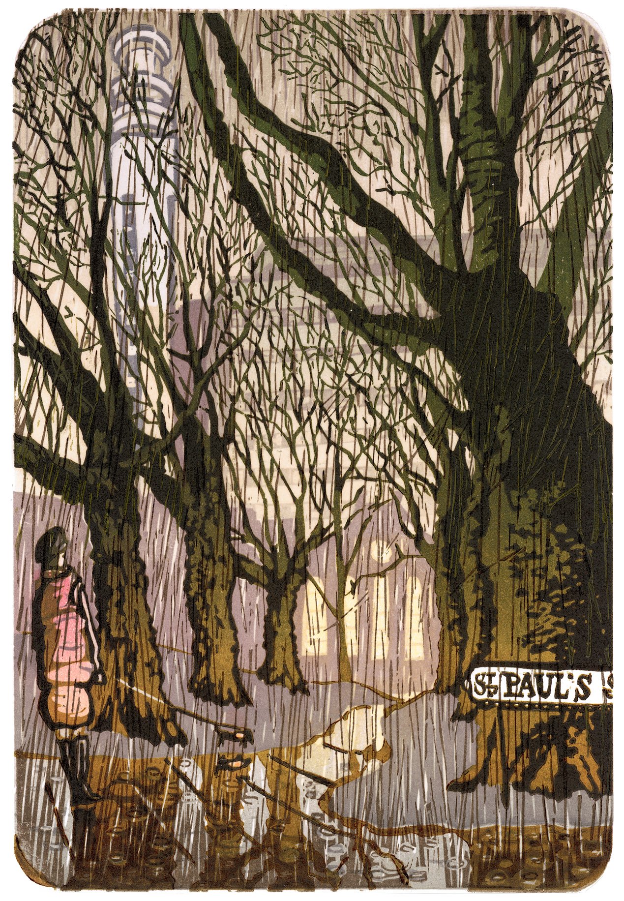 St. Paul’s and Stair Rods – Mike Allison – Printmaker